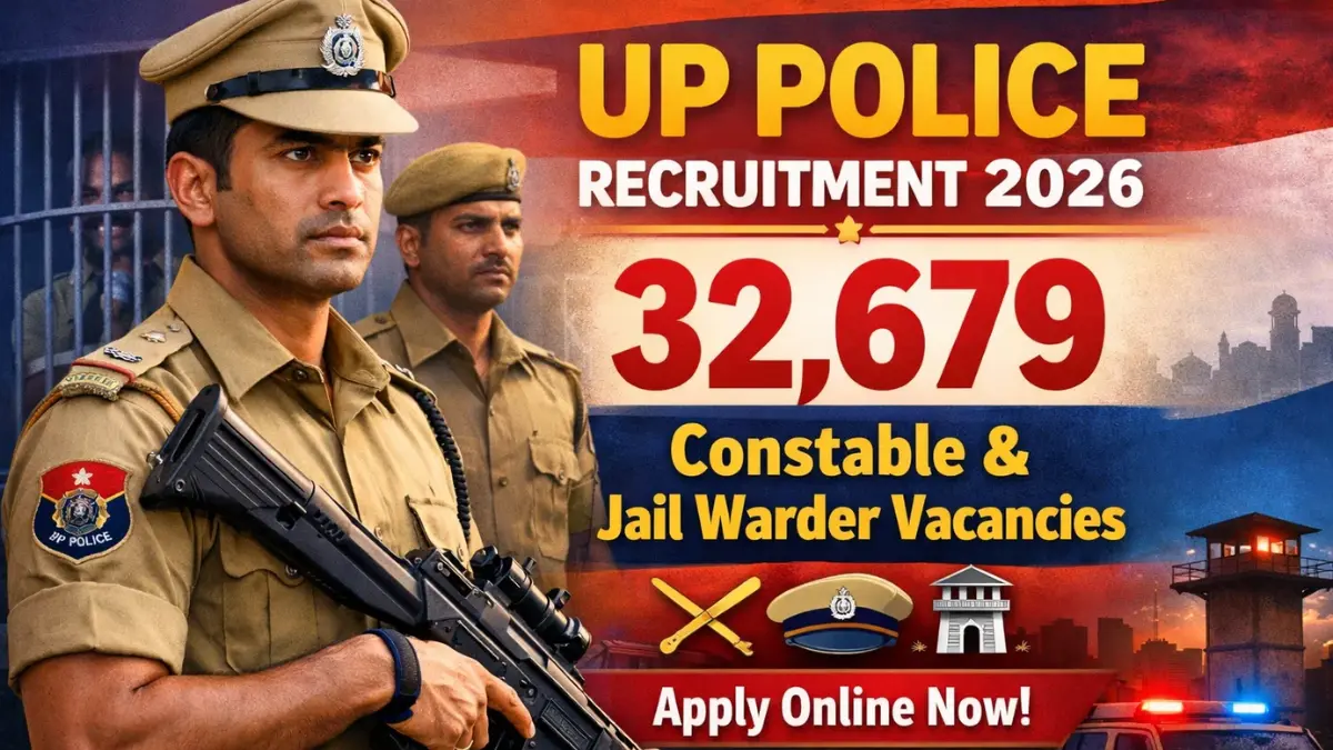 UP Police Recruitment 2026: 32,679 Constable & Jail Warder Vacancies ...