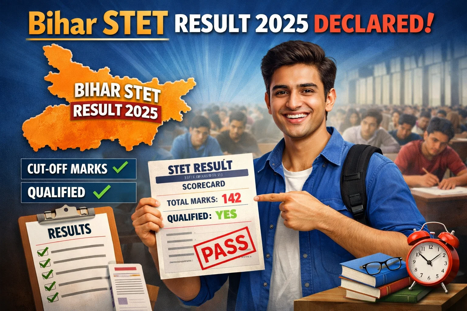 Bihar STET Result 2025 Out | Scorecard, Cut Off, Direct Link – BharatNaukri