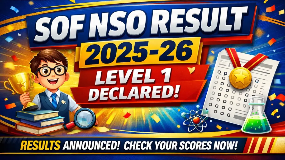 SOF NSO Result 2025-26 Level 1 Out | Check Scorecard at results ...
