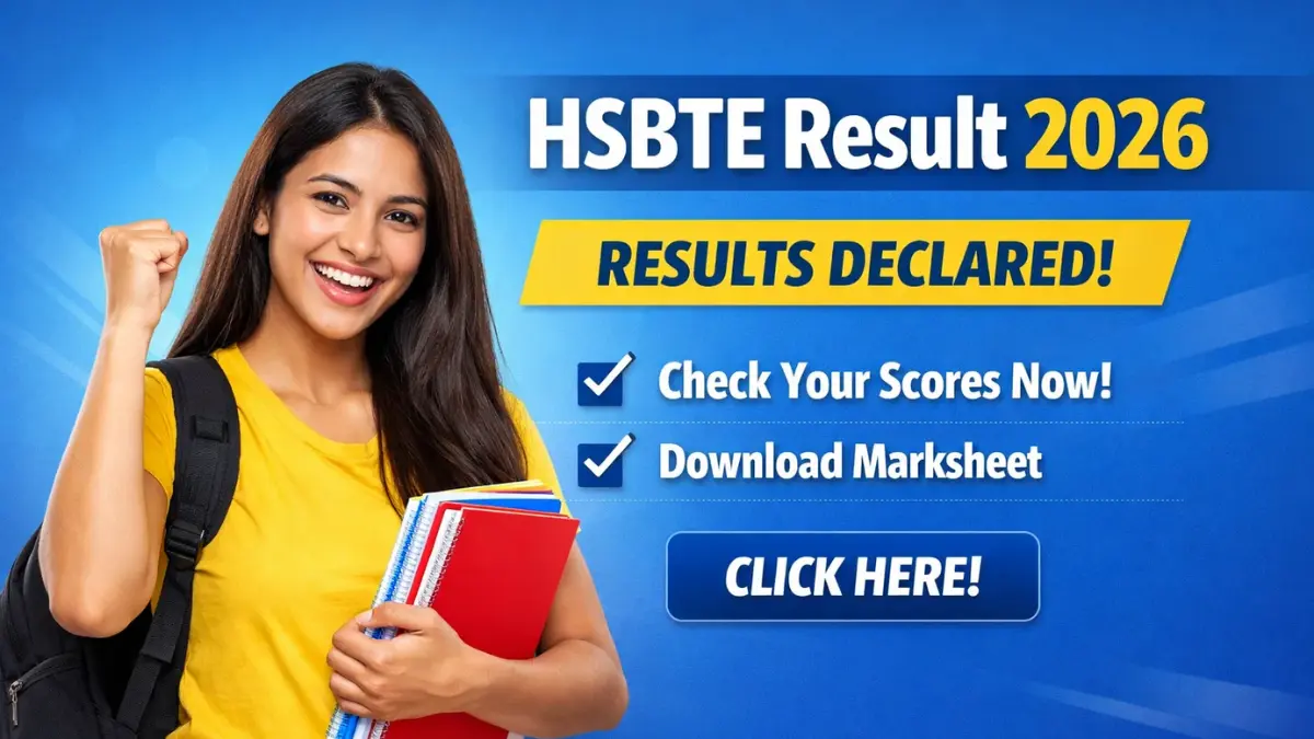 HSBTE Result 2026 Out: May–June 2025 Rechecking Result Link, Scorecard ...