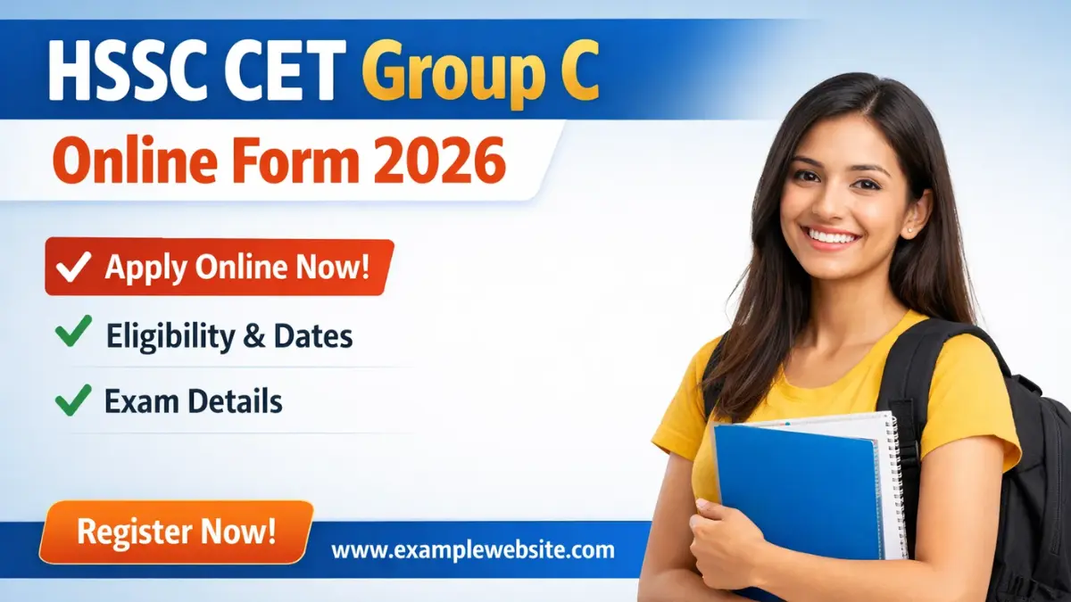 HSSC Haryana CET Group C Online Form 2026 Apply – 4227 Posts | BharatNaukri